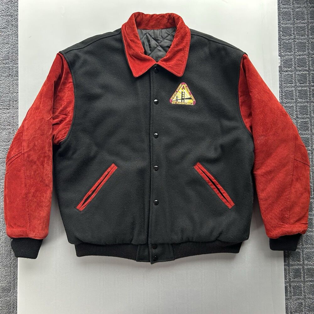 Star Trek Starfleet Academy Varsity Jacket 1998 Xl Wo… - Gem